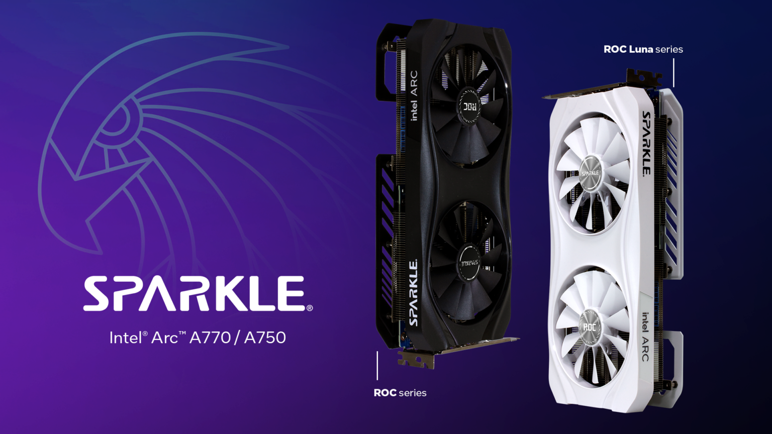 New Intel® Arc™ Graphics Cards from SPARKLE… And they come in all white ...