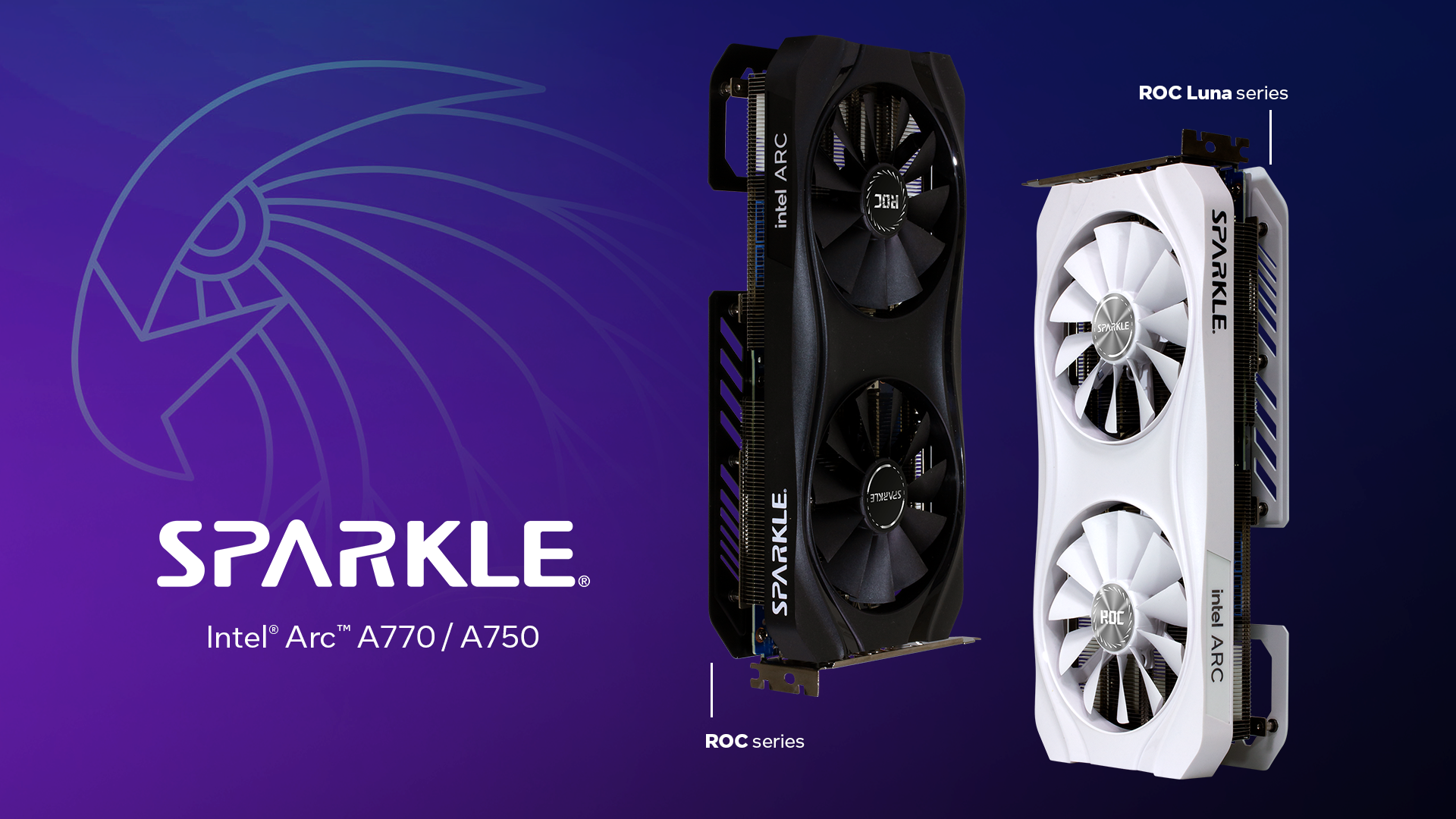 New Intel® Arc™ Graphics Cards from SPARKLE… And they come in all white ...