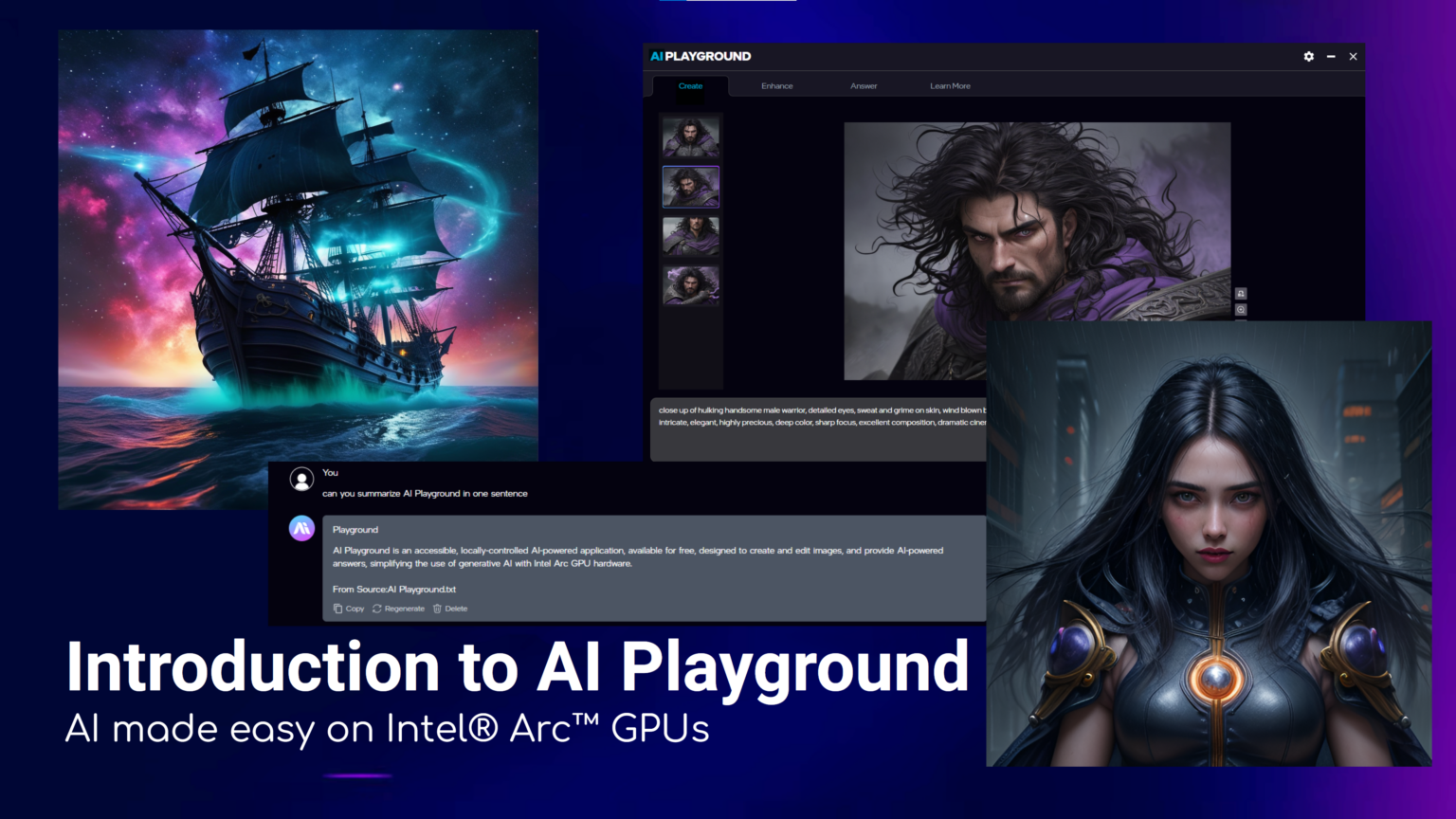 Introducing AI Playground – Intel Gaming Access