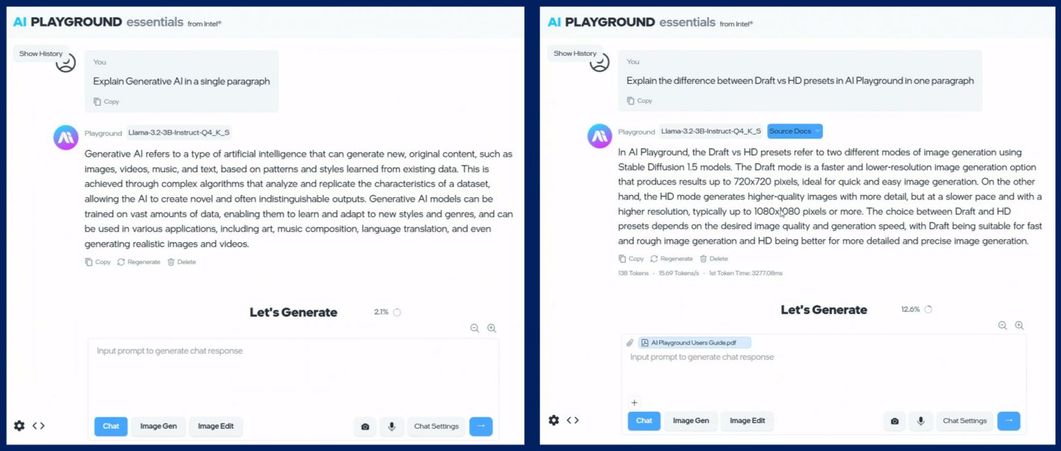 AI Playground Essentials, For Intel Core Series 3 Processors | Intel ...
